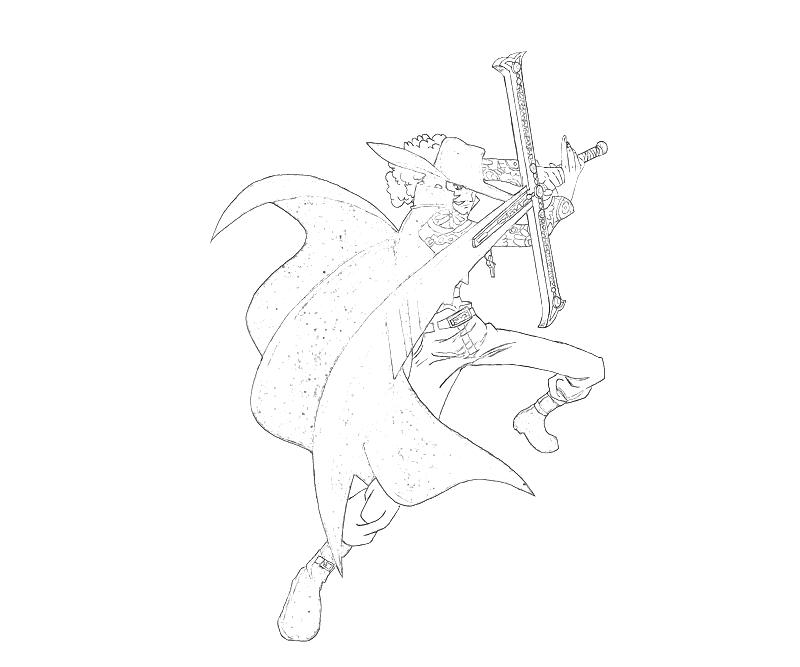 One Piece Dracule Mihawk Character | How Coloring