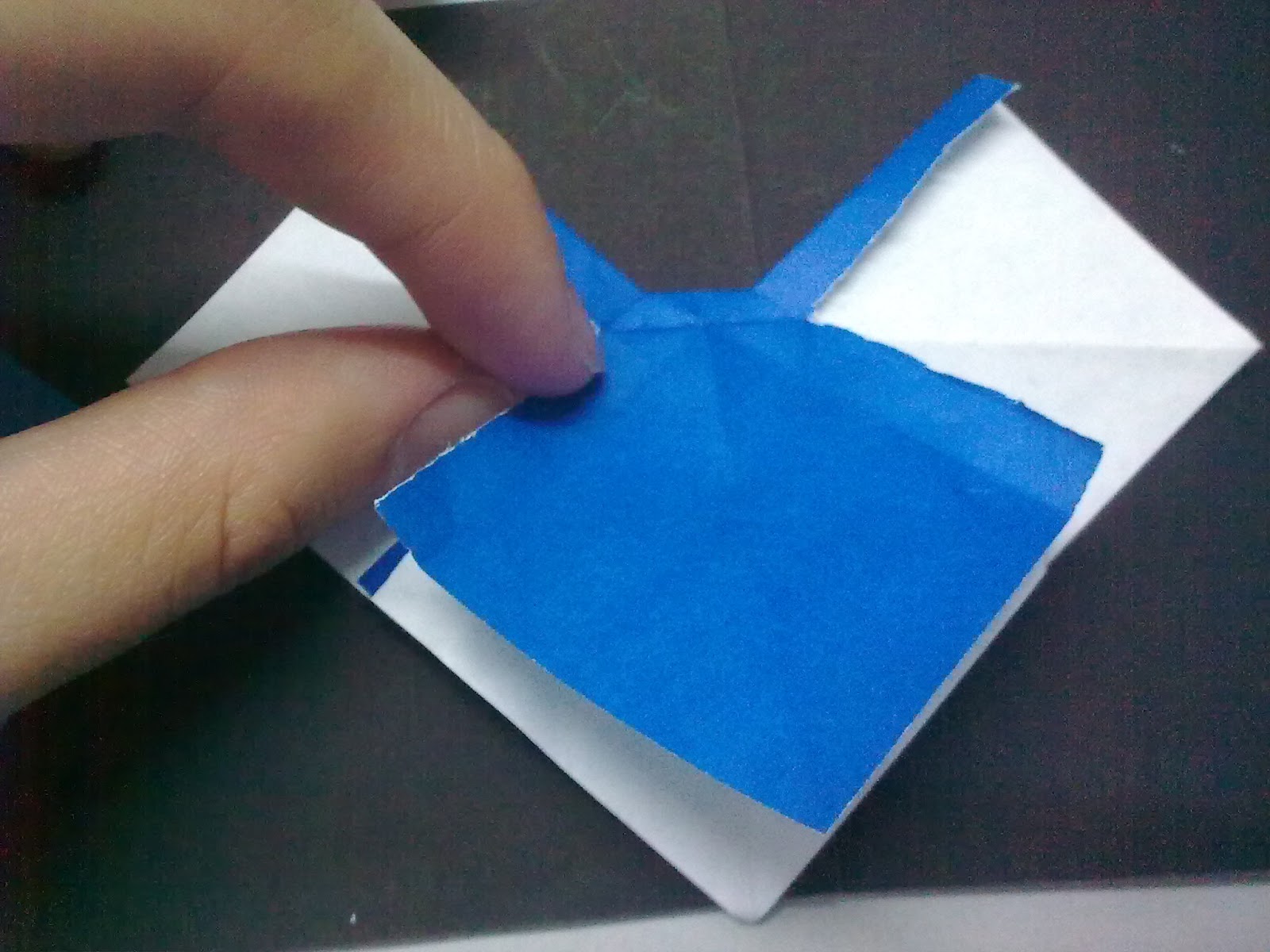 A sojourner: Paper folding craft (4)