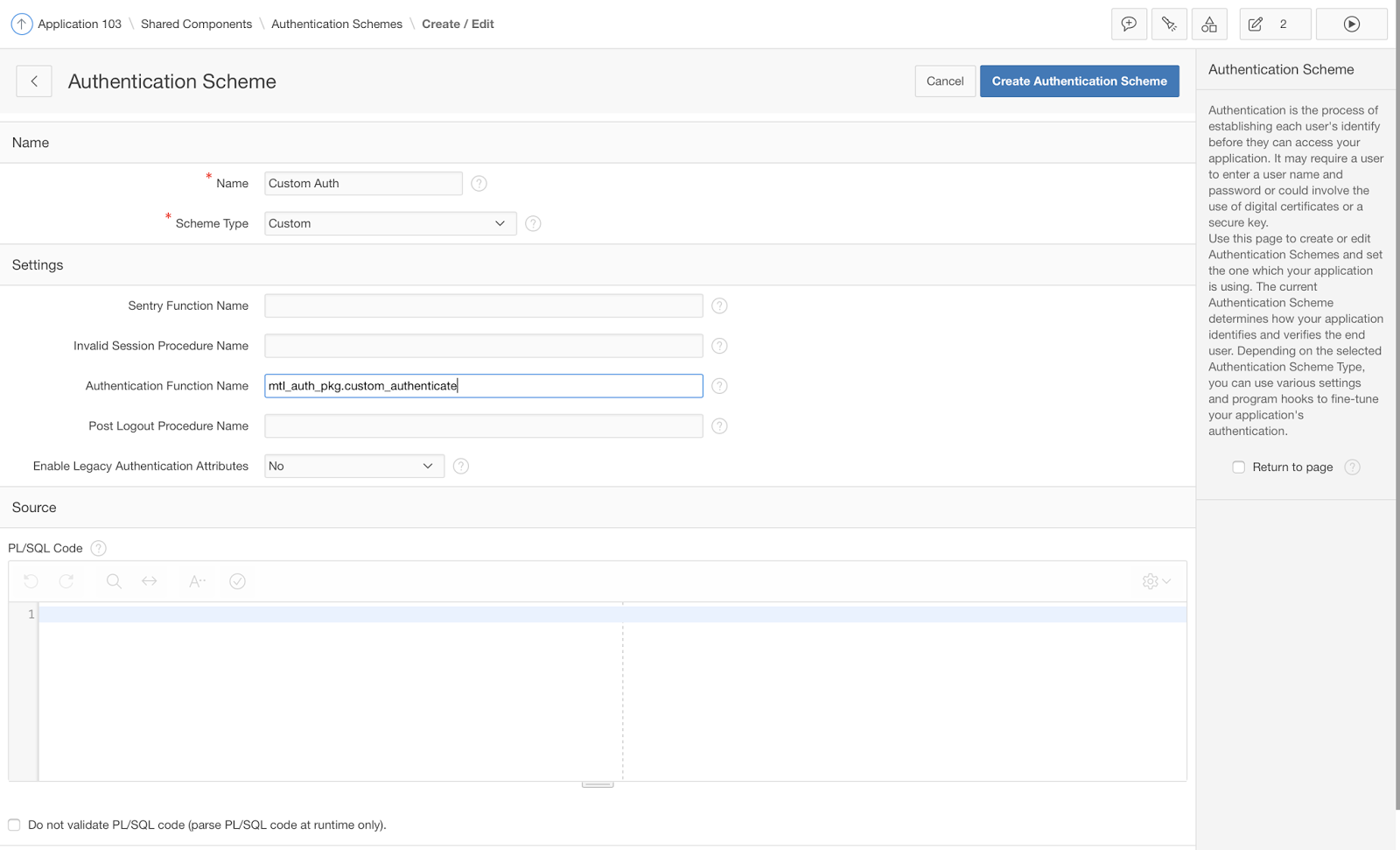 Dimitri Gielis Blog (Oracle Application Express - APEX): Create a Custom Authentication and ...