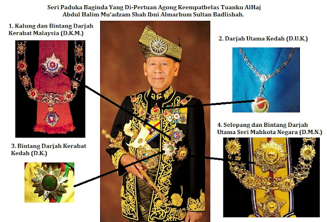 WARISAN RAJA & PERMAISURI MELAYU: Darjah Kebesaran Agong Dalam Potret ...