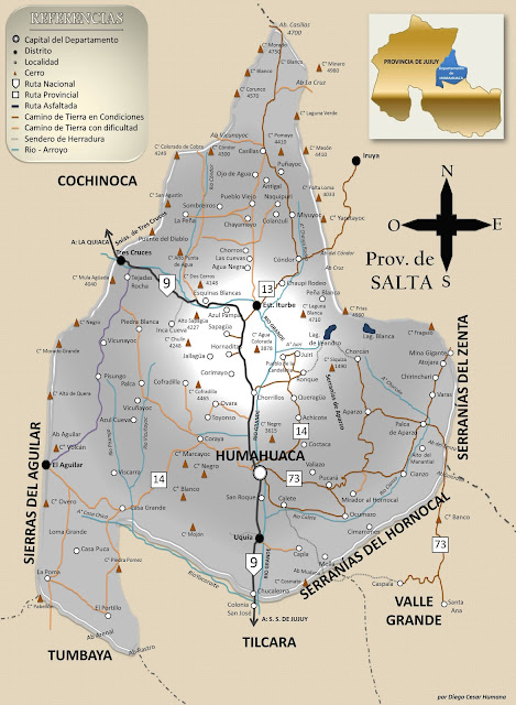 RONQUE-RODERO-HUMAHUACA: Ubicación