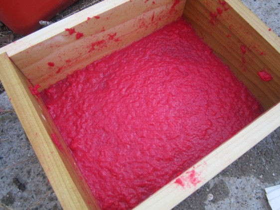 Ravings of a Mad Crafter: The Soaking Paper and Making Paper