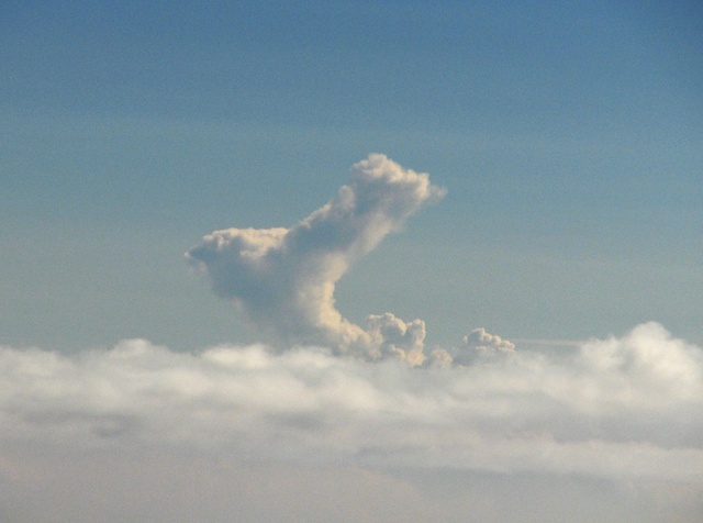 Nubes con formas curiosas y extrañas. | plagios