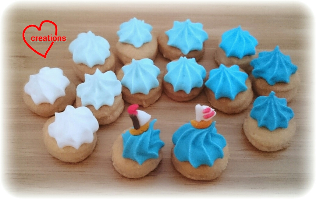 Loving Creations for You: Nautical Ombre Blue Iced Gems with Miniature ...