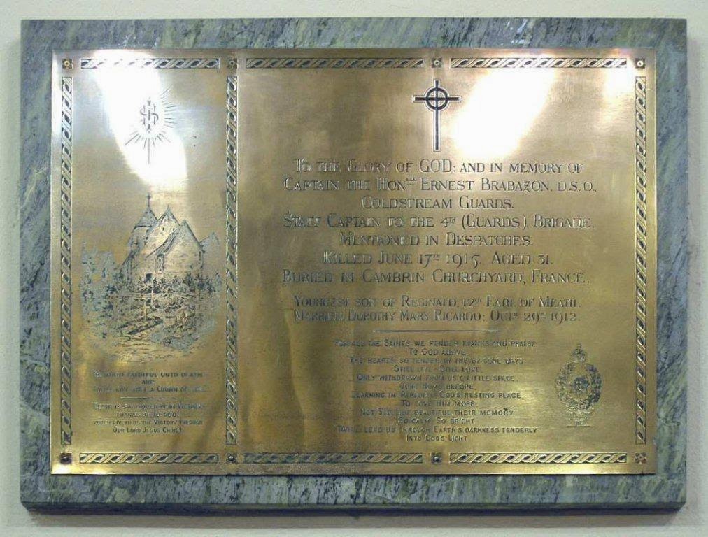 Brabazon Family History: Brabazon Statues and Memorials