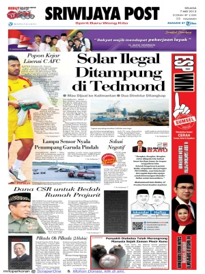 ALL IN 1 UPDATE KORAN.MAJALAH. DLL: KORAN HARIAN SRIWIJAYA POST EDISI ...