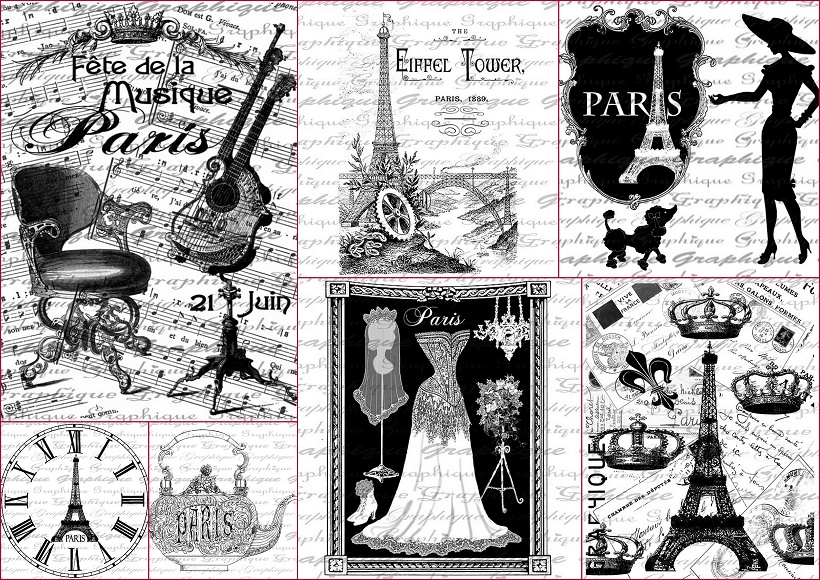 Paris in Black and Withe Free Printable Labels. | Oh My Fiesta Wedding!