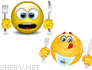 10+ Very Hungry Smileys/Emoticons with Food - Animated | Smiley Symbol