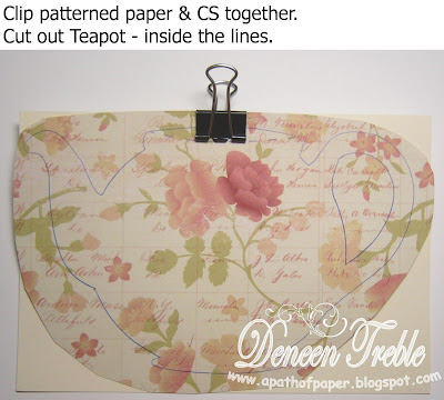A Path of Paper: Top Tip Tuesday Teapot Card & Tutorial