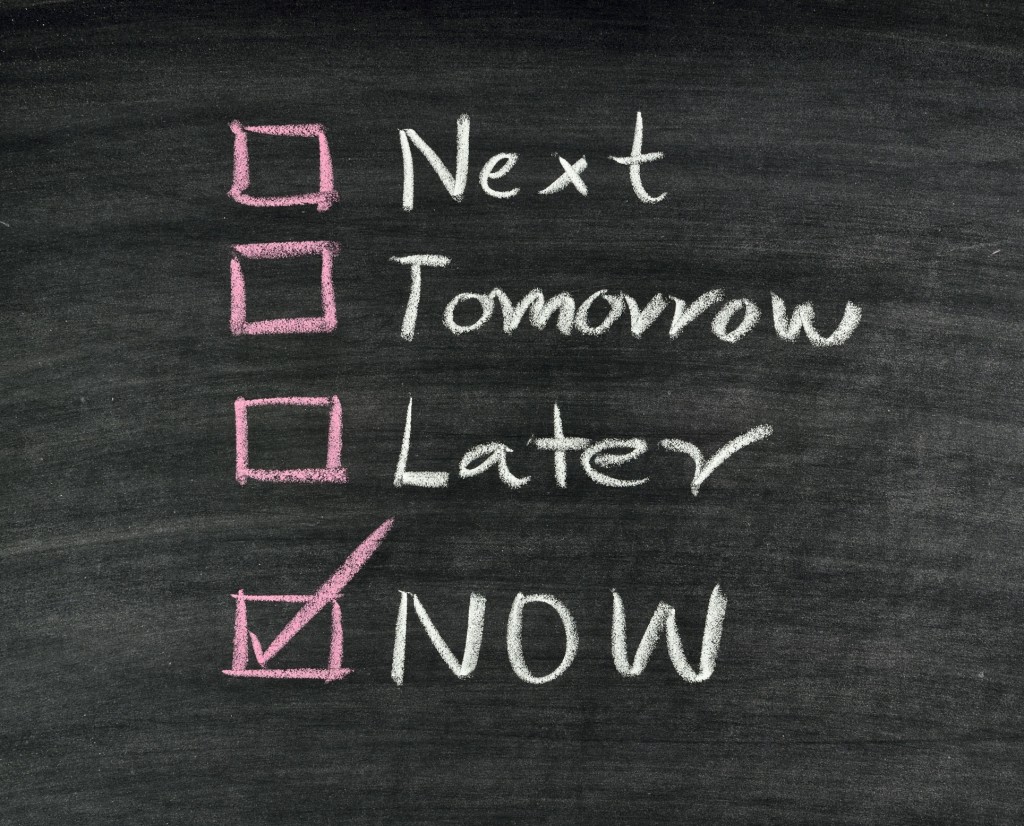 Grownup Thoughts: Why not now?