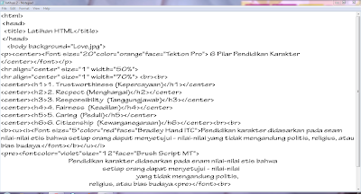 Latihan HTML #2 | Ardiana's Blog
