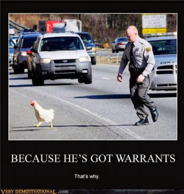 All That Spam: Because He's Got Warrants - That's Why.