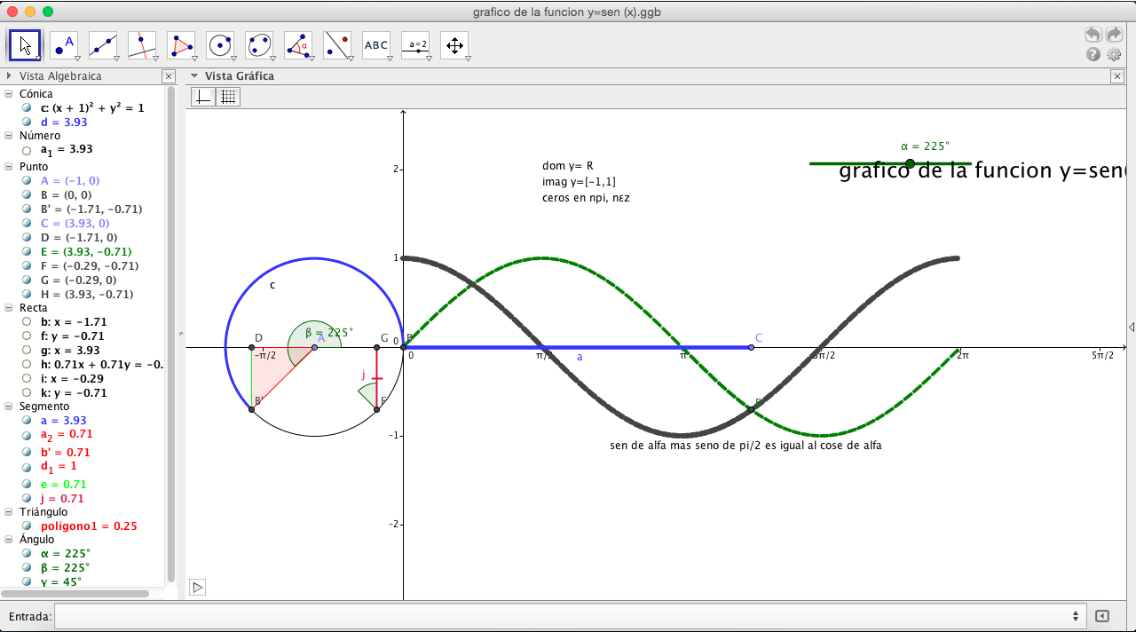 Fundamentos Matematicos: practicas de geogebra