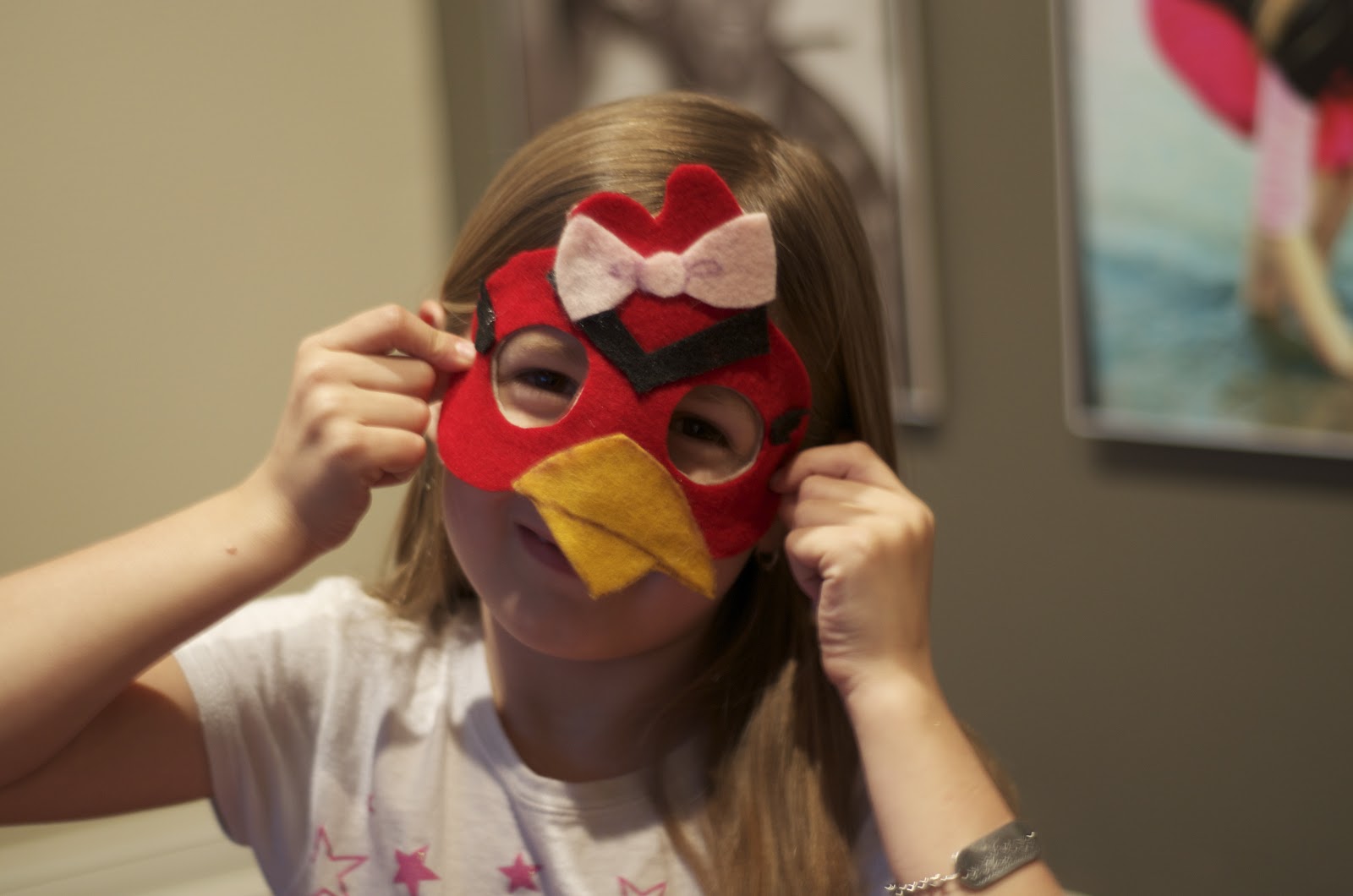 Angry Bird Face Paint