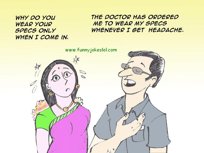 only jokes: wife is headache