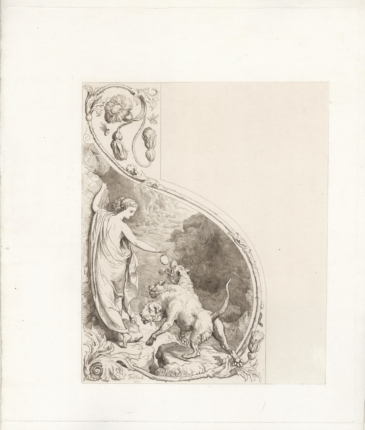 Prints and Principles: Lorenz Frölich’s etching, “Psyche feeding ...