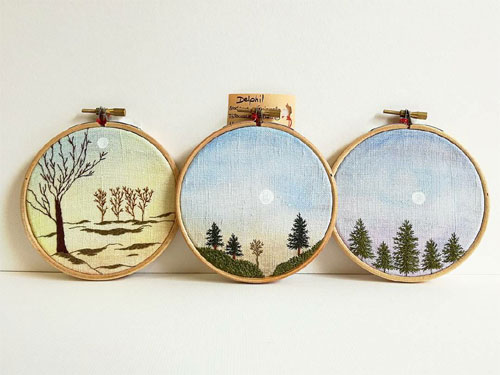 My Owl Barn: Detailed Embroidered Pieces By 22 Years Old French Artist