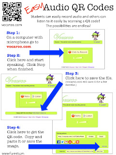 Classroom Freebies Too: QR Codes with Audio