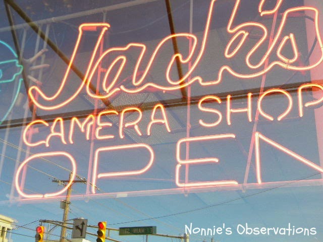 Signs 2 and Reflections: Jack's Camera Shop