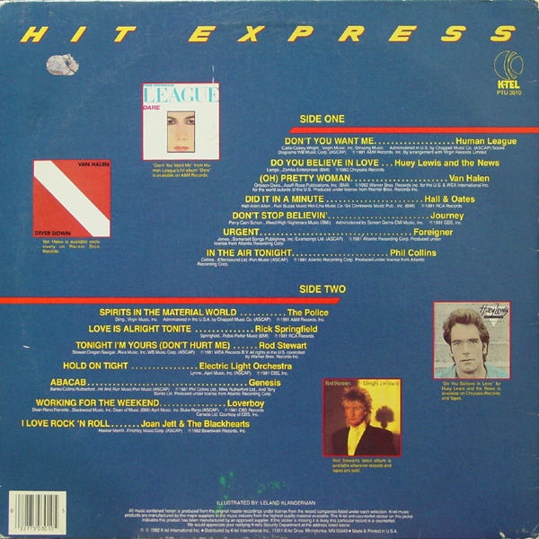 K-Tel Kollection 1973-1983: HIT EXPRESS [1982]