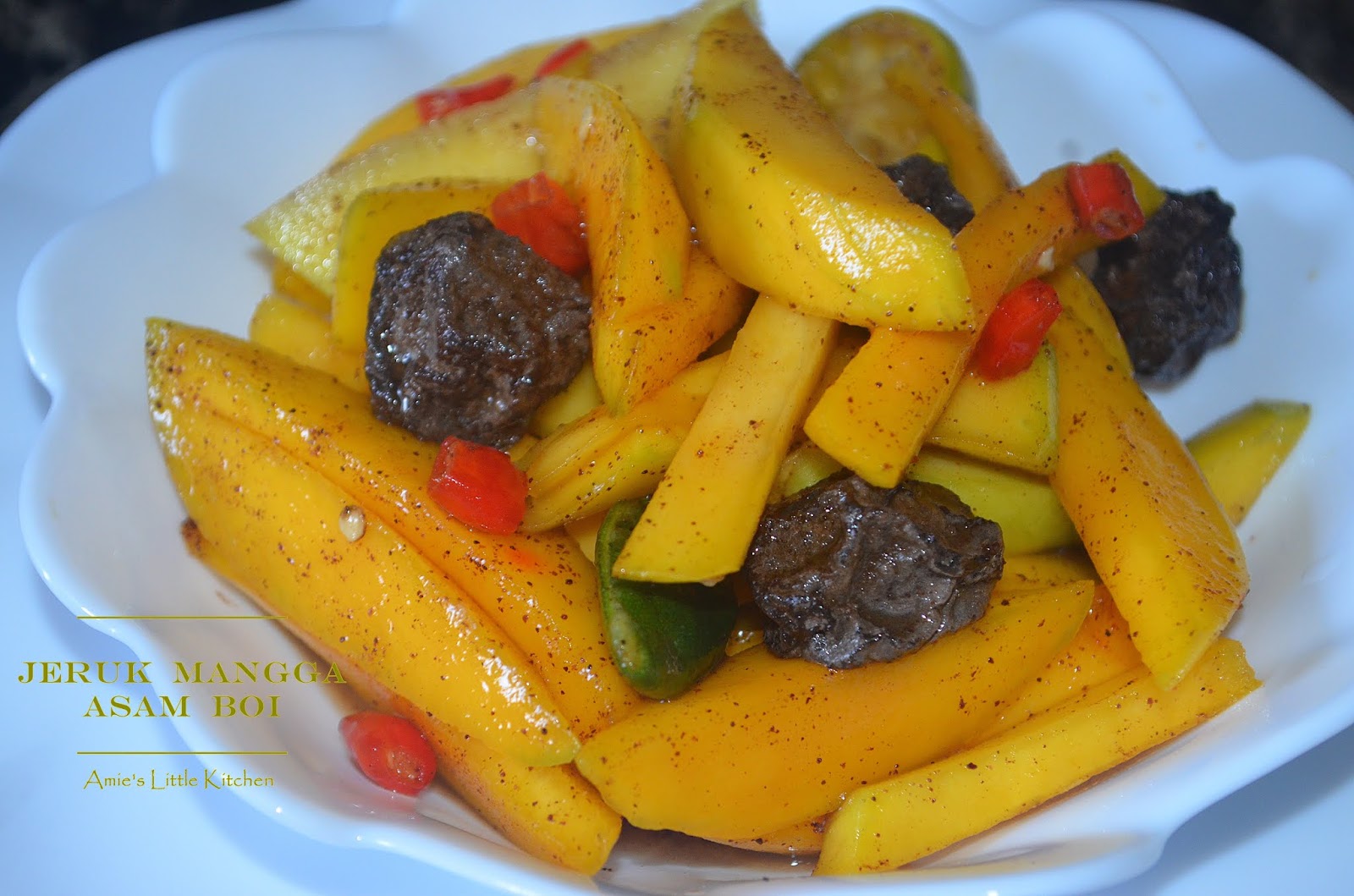 Jeruk Mangga Asam Boi yang Sangat Sedap! - Amie's Little Kitchen