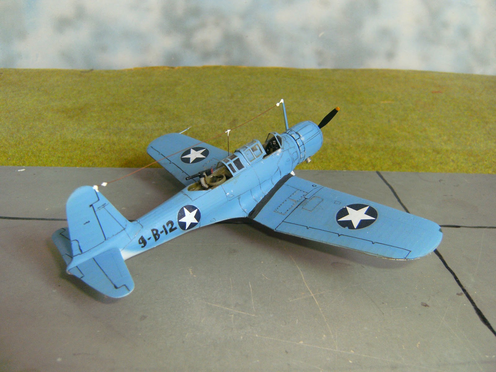 Happyscale-Modellbau: Vought SB2U Vindicator - Pegasus resin-kit 1/72