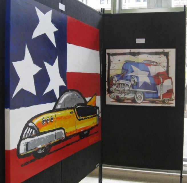 Just A Car Guy: Buck Mook's stars and stripes cars