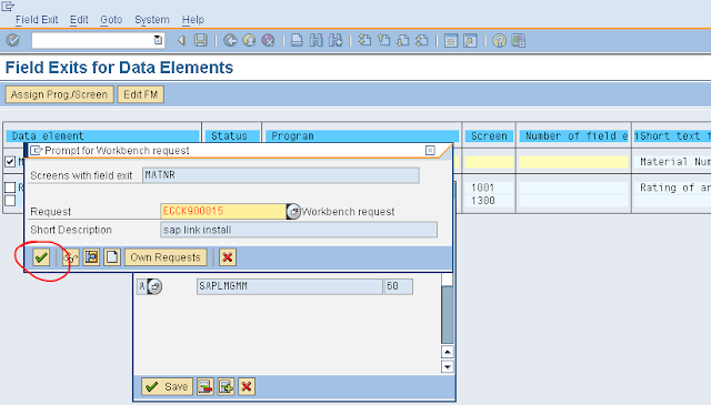 SAP TECH: Example for Local Field Exits