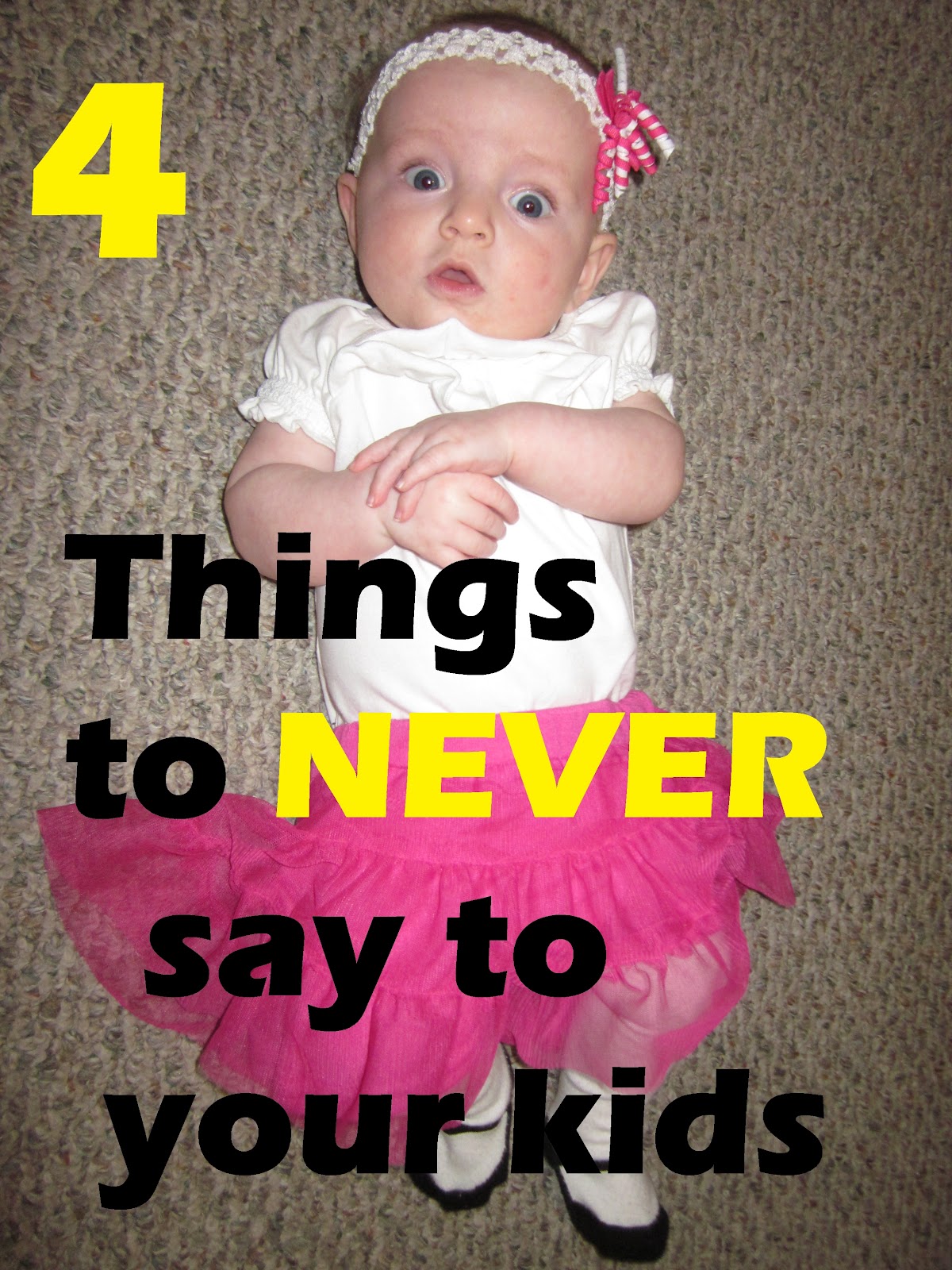 My American Confessions: Monday: 4 Things You Should Never Say to Your ...