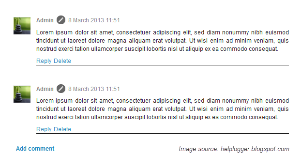 How To Customize Blogger Comments By Adding A Background Color And Border Helplogger