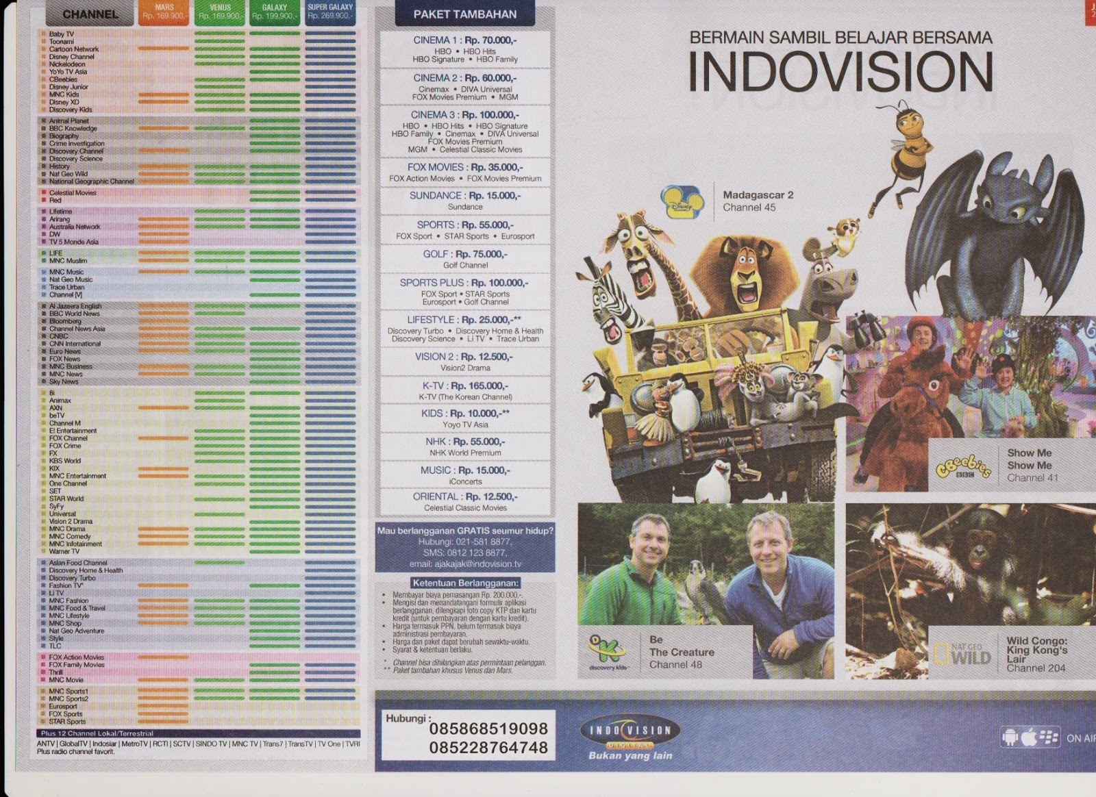 Tv Berlangganan Di Indonesia: Promo TV Berlangganan Terbaik Indovision ...