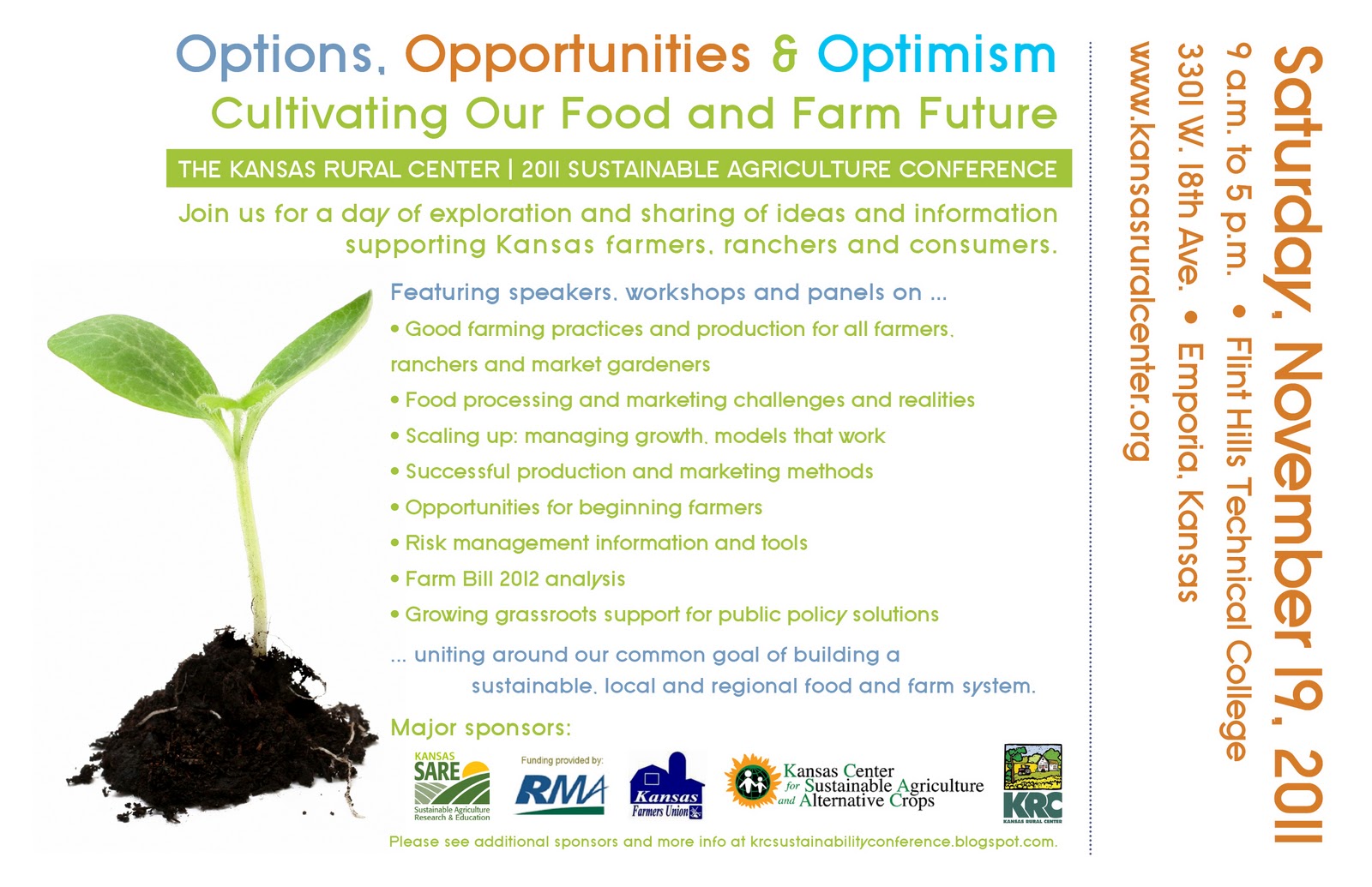 KRC 2011 Sustainable Agriculture Conference: About