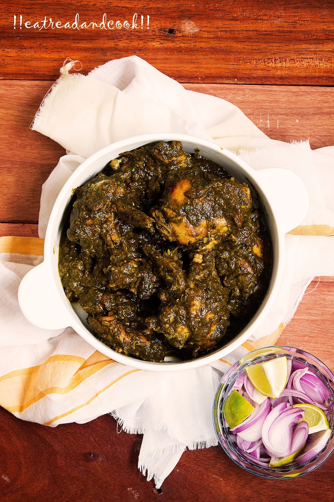 Palak Chicken / Saag Chicken / Palong Saak die Murgi