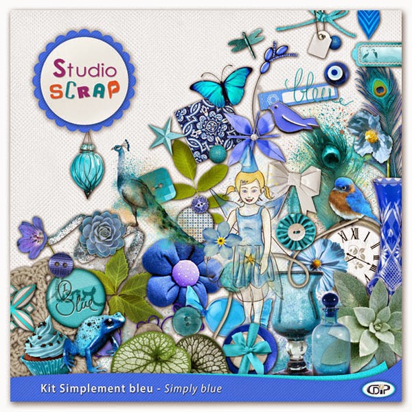 Blog de nanou0146: Simplement Bleu de CDIP Studio Scrap