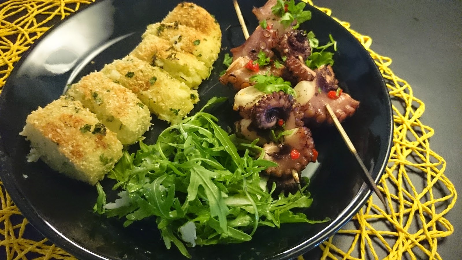 IndiaPizza: Tender Octopus Kebabs