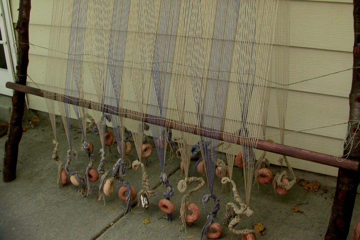 Deanna's Weaving: Warp Weighted Looms