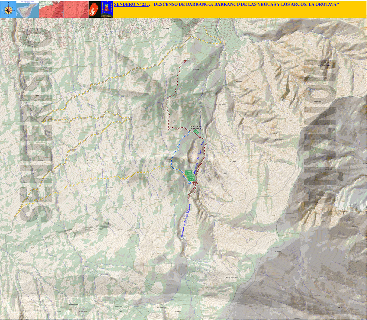 SENDERISMO Y MONTAÑA 5: MAPA S 237, DESCENSO DE BARRANCO: BARRANCO DE ...