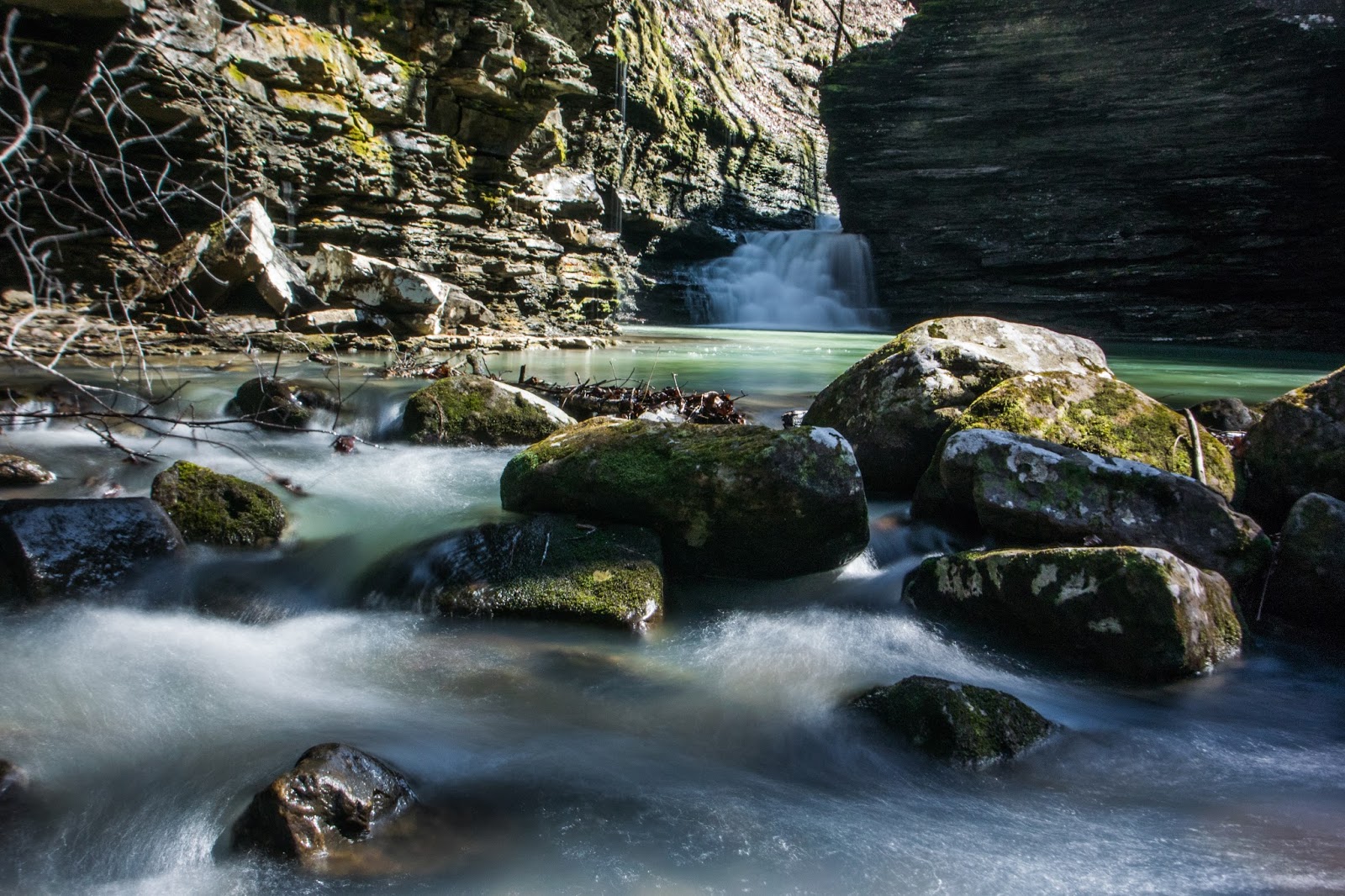 Rick's Hiking Blog: Bear Creek Waterfalls, Ozarks south of Fort Douglas ...