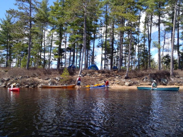 LITTLE TUPPER LAKE & ROCK POND & ROUND LAKE canoe camping. Adirondack Park.