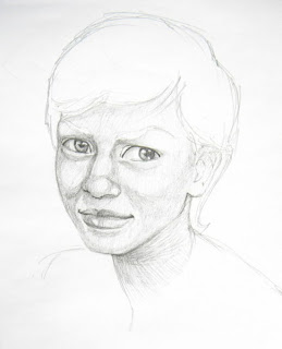 Pencil sketches and drawings: How to Draw a Self Portrait