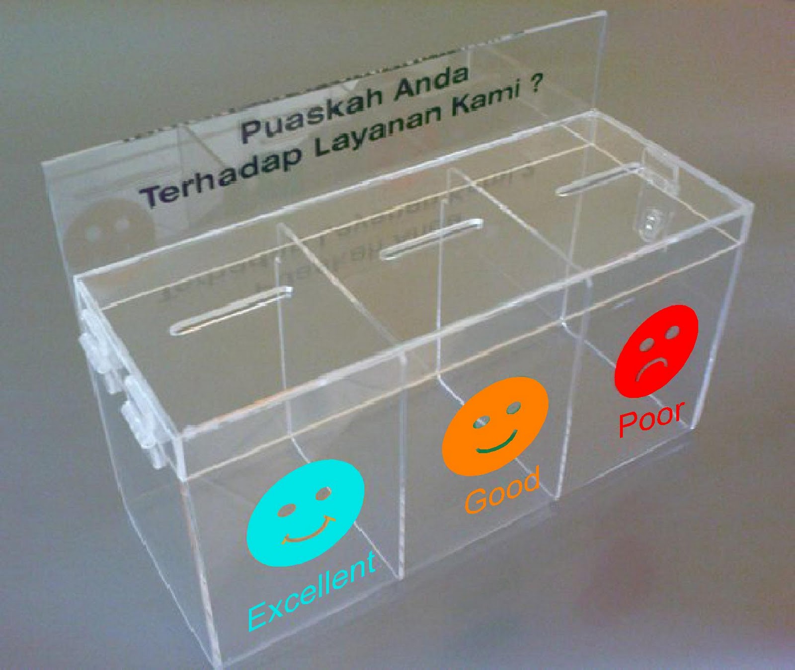 Kotak Saran - akrilik REAVANDY