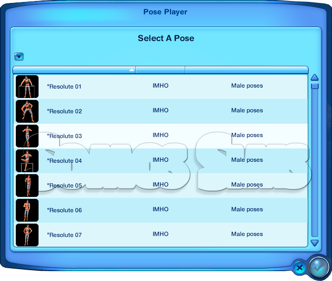Utilizando o Pose Player