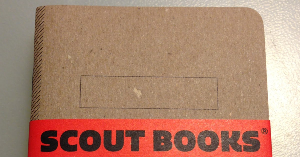 design concussion: Scout Books Brand Notebooks- Part 1