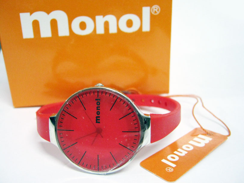 Monol Online Shop: Jam Tangan Monol Merah Cantik 2011