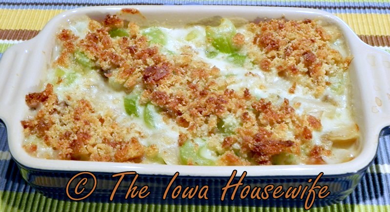 The Iowa Housewife From The Gardencelery Casserole