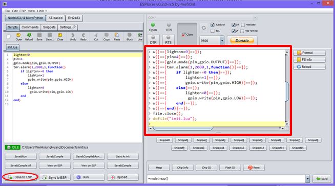 Blog Of Wei Hsiung Huang Esp8266 Compile A Custom Build Nodemcu For Esp 01