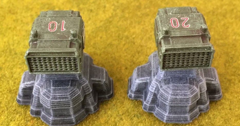 Ginzio Paint Service: Battletech 3D printed turrets/Torrette per ...