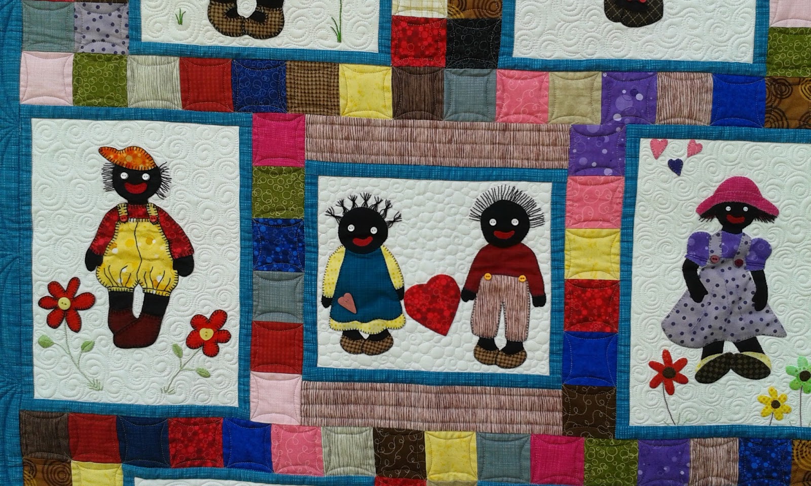 quiltmekiwi: "Golly Gee" it's a birthday quilt for Di! And some jungle ...