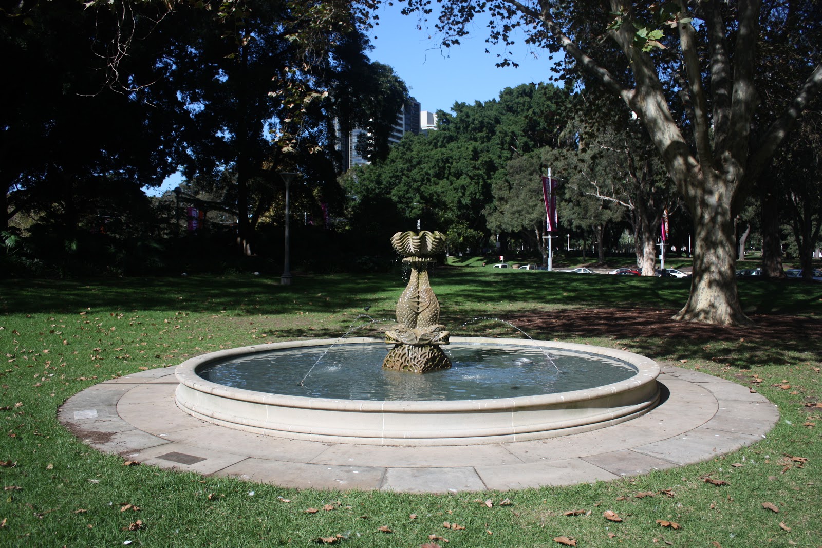 Sydney - City and Suburbs: Hyde Park, John Baptist Fountain