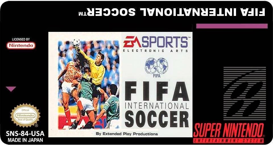 Super Nintendo Labels: Fifa Internacional Soccer